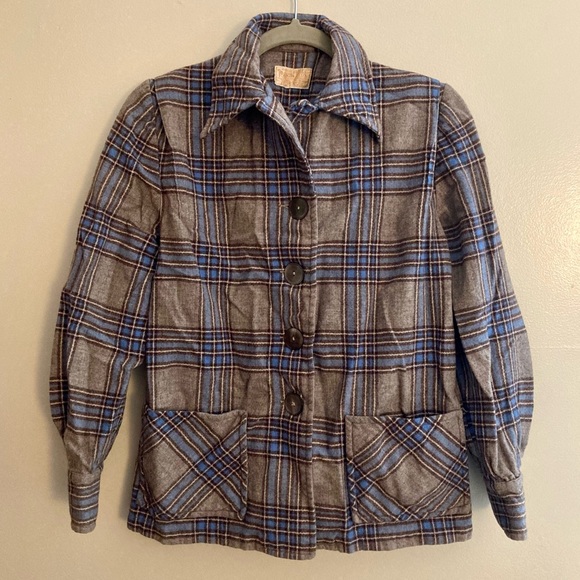 Pendleton | Jackets & Coats | Pendleton Vintage 49er Plaid Jacket ...